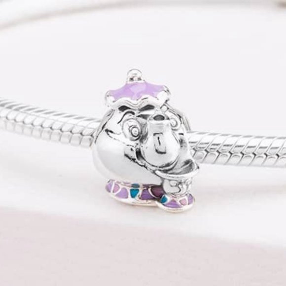 Pandora | Jewelry | Disney Mrs Potts Chip Beauty And The Beast Charm ...